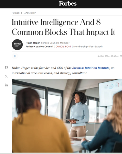 Intuitive Intelligence: Overcoming 8 key blocks - Business Intuition ...